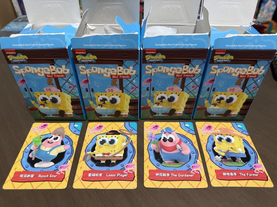 Spongebob Squarepants Best Friends pop mart Ranch Star Lasso Player The ...