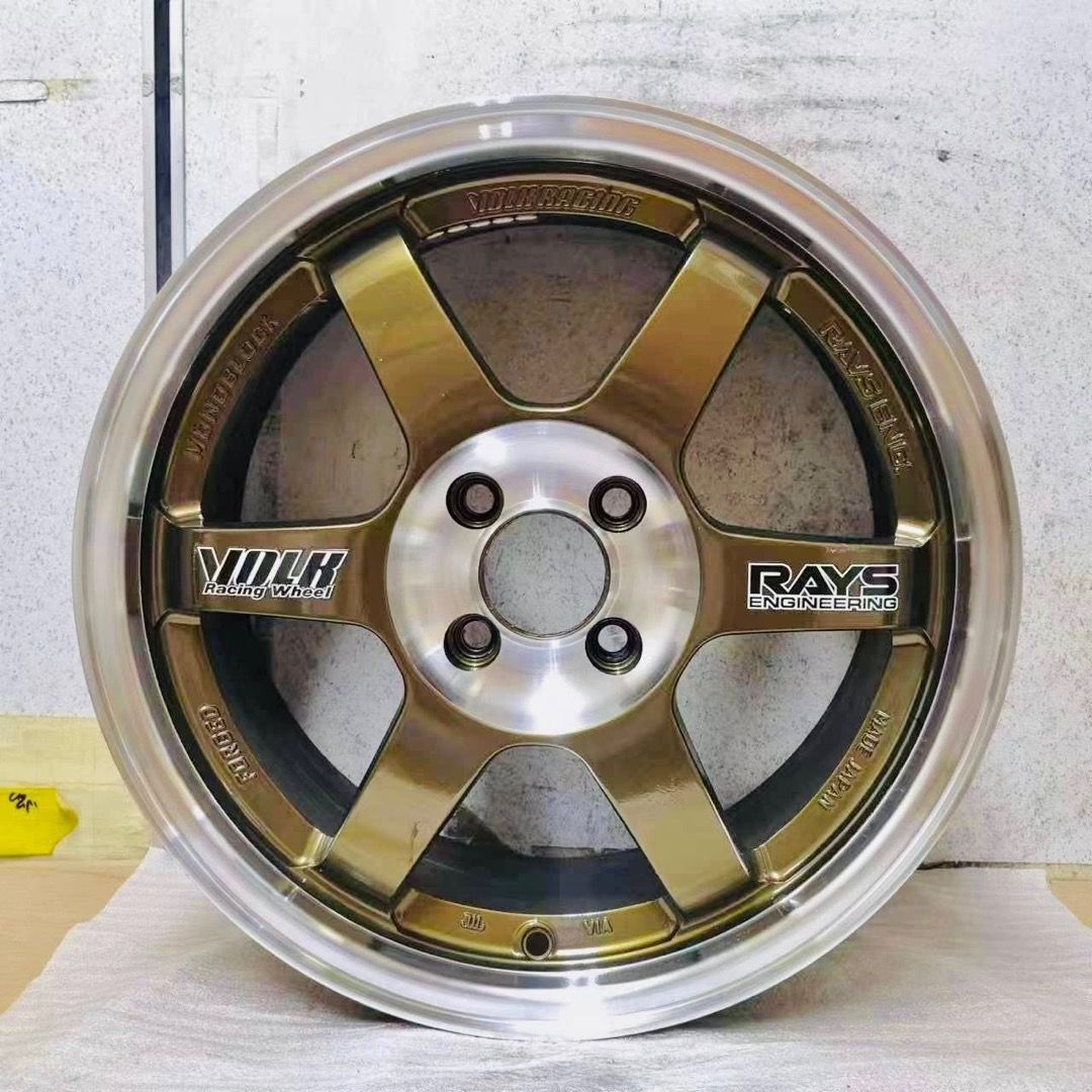 SPORT Rim TE37 16" MYVI SAGA ALZA VIOS CITY JAZZ YARIS ALMERA MAZDA 2 ...