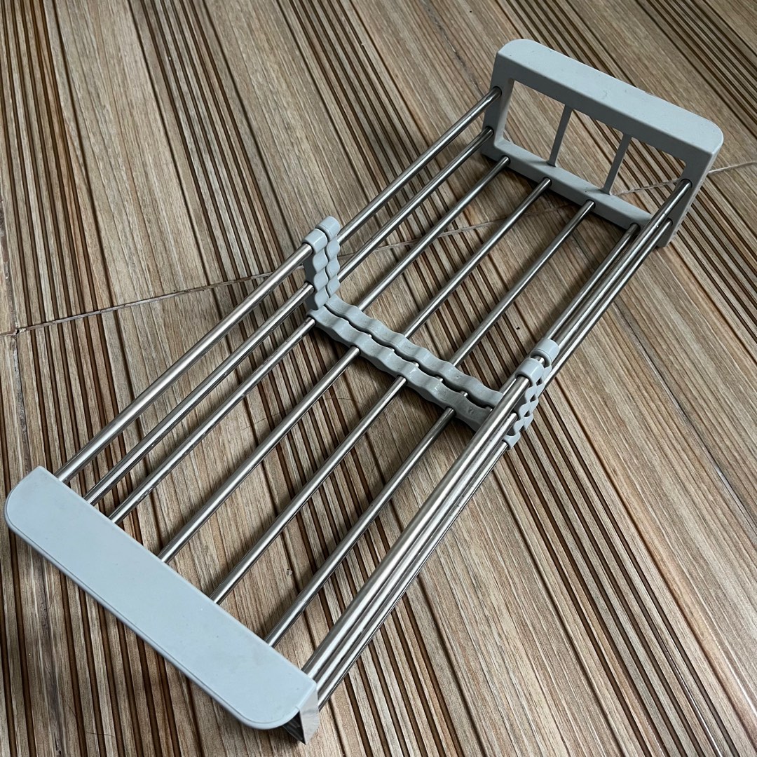 RUSH! Stainless Steel Retractable Sink Water Filter Rack Drain Basket ...