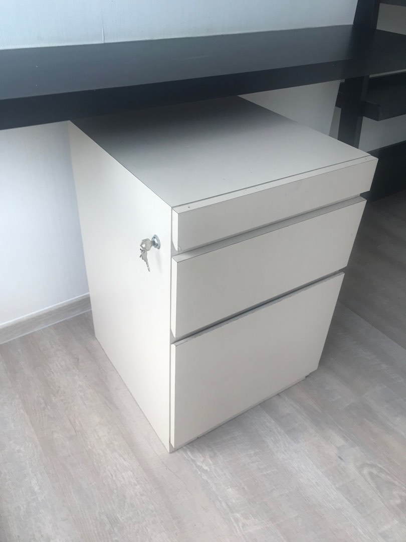 Study table Side pedestal, Furniture & Home Living, Furniture, Shelves ...