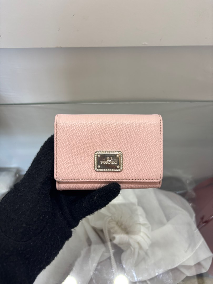 Swarovski Card Wallet, Luxury, Bags & Wallets on Carousell