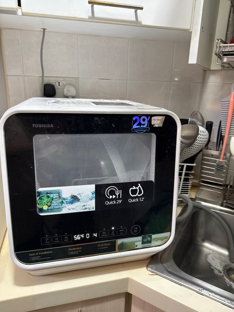 Toshiba table top dishwasher, TV & Home Appliances, Kitchen Appliances ...
