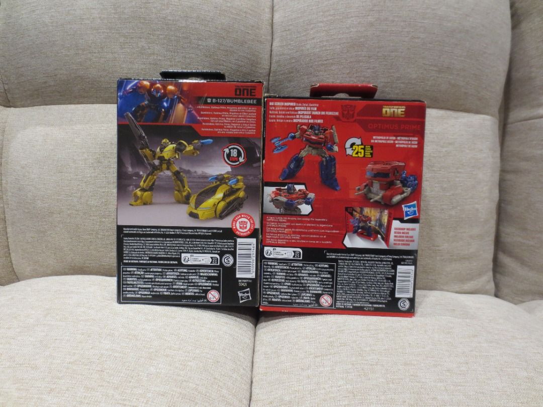Transformers Studio Series: One Optimus Prime & Bumble Bee Set, Hobbies ...