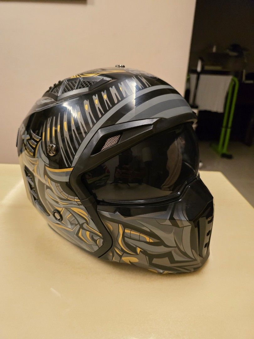 Trax Helmet full face / Modular / Detachable, Motorcycles, Motorcycle ...