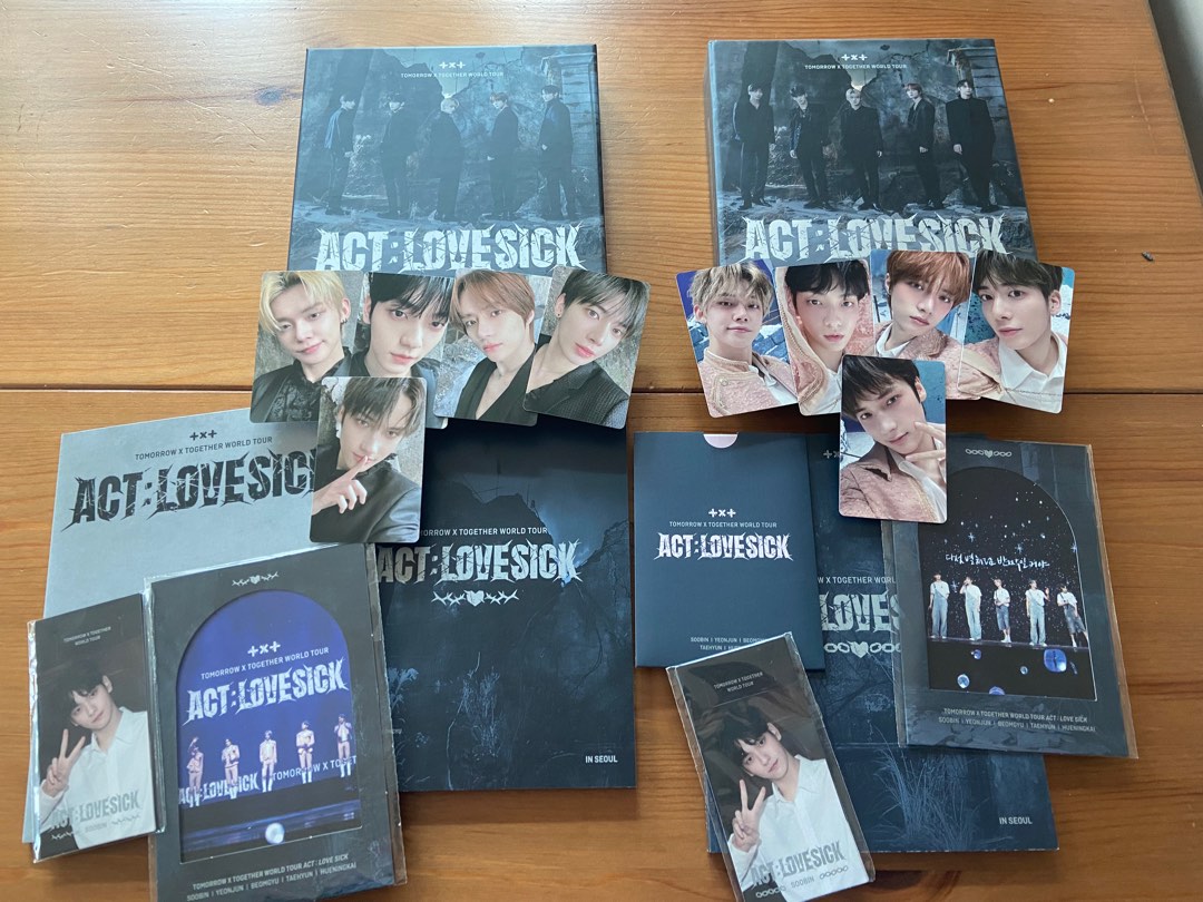 TXT world tour act : love sick Seoul 世巡演唱會碟 首爾場, 興趣及遊戲, 收藏品及紀念品, 日本明星 ...