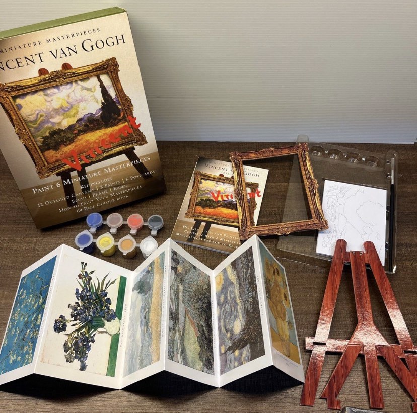 Vincent Van Gogh - Miniature Masterpieces - Art Supply - Art Kit ...