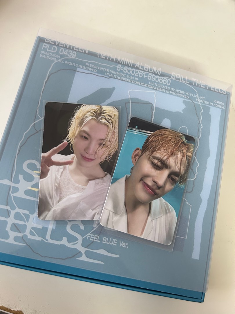 wtt wts seventeen spill the feels feel blue version woozi scoups, Hobbies & Toys, Memorabilia ...