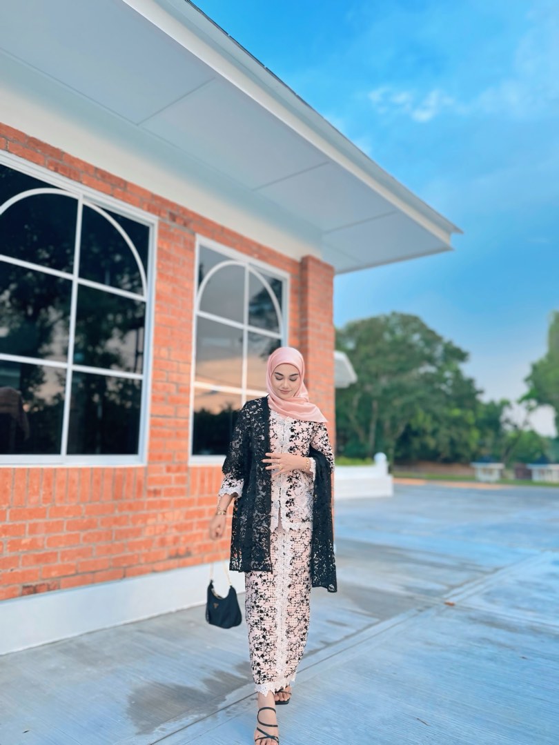 ZALIA SET WITH SELENDANG, Women's Fashion, Muslimah Fashion, Baju ...