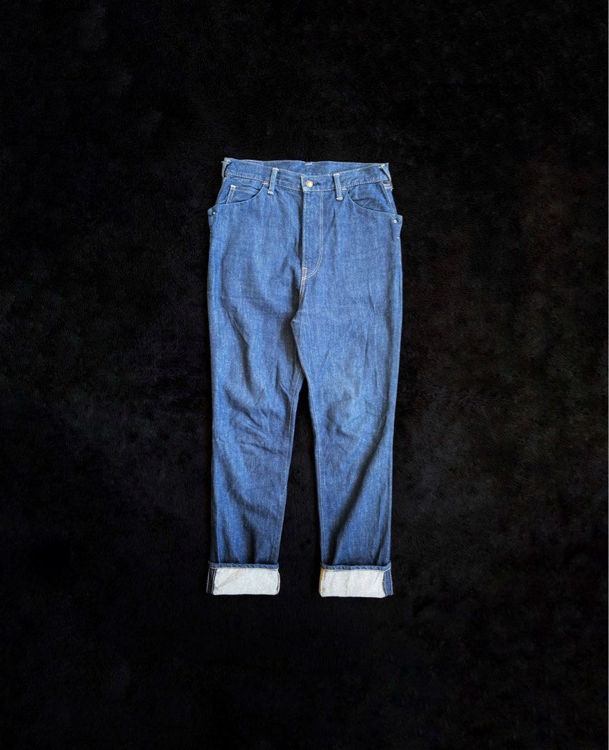 45 RPM STUDIO JAPAN - Indigo Dye Selvedge Denim Pants / Amekaji Pants, Men's Fashion, Bottoms ...
