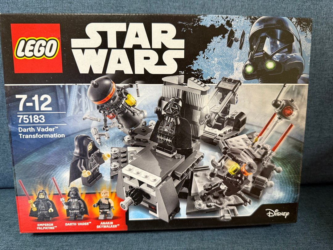 全新 Lego Star Wars 75183 Darth Vader Transformation黑帝降臨, 興趣及遊戲, 玩具 & 遊戲類 ...