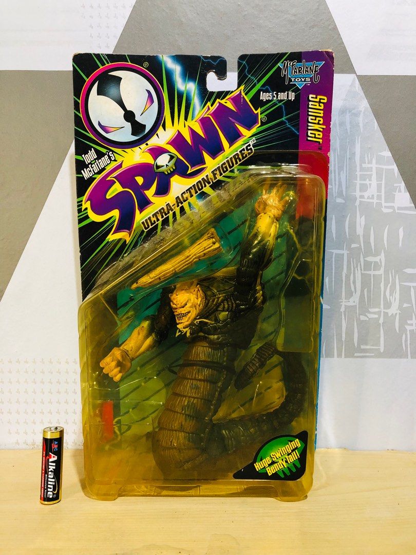 Action Figure TODD MCFARLANE TOYS SPAWN ULTRA-ACTION FIGURES SANSKER W ...
