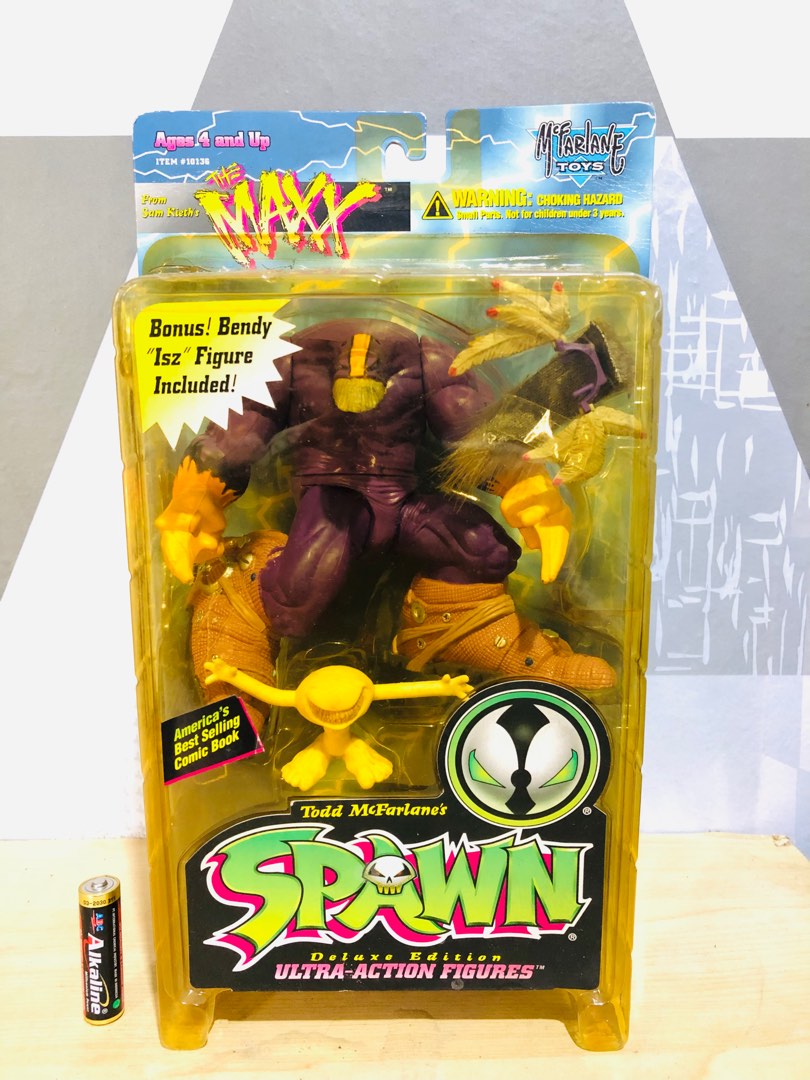 Action Fugure McFarlane The Maxx Spawn Deluxe Ultra Action Figure Black ...