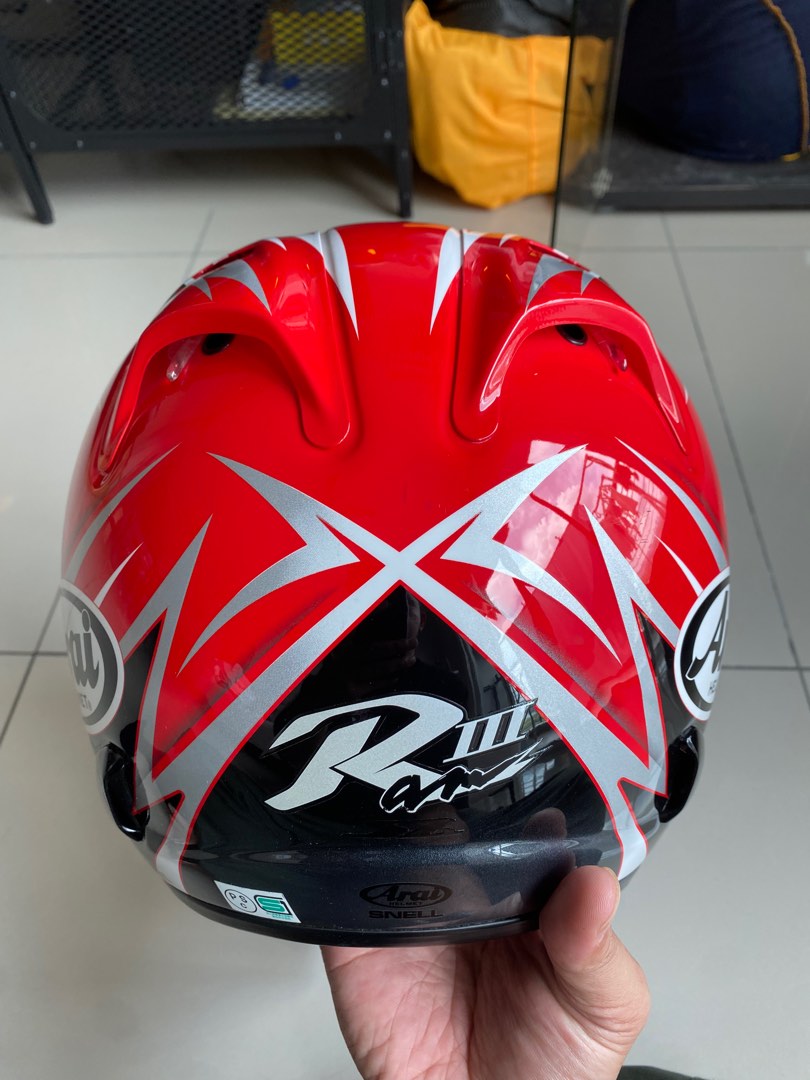 Arai Stella Red, Motorcycles, Motorcycle Apparel on Carousell