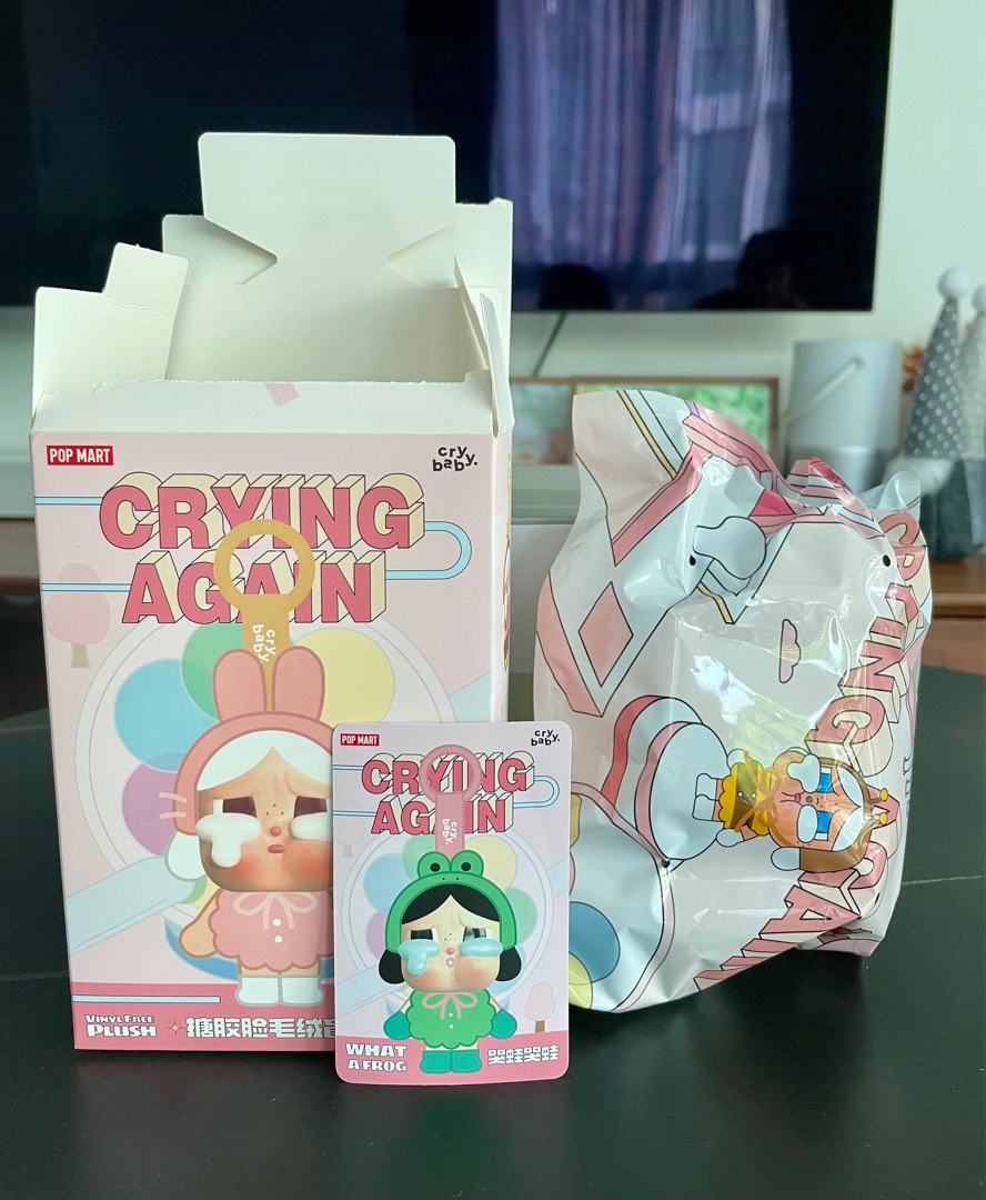 Authentic Cry Baby Crying Again Blind Box - What A Frog, Hobbies & Toys ...