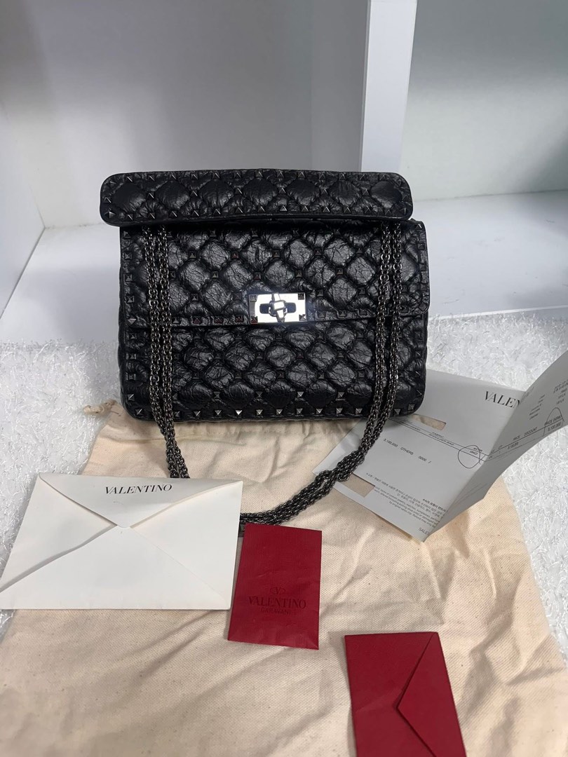 Authentic Valentino Stud Bag, Luxury, Bags & Wallets on Carousell