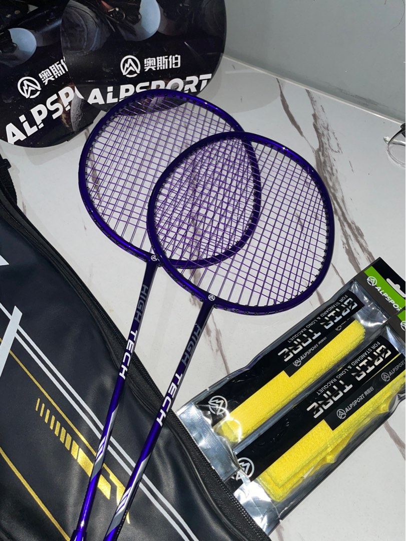 BADMINTON RACKET - ALP RR, Sports Equipment, Sports & Games, Racket and ...