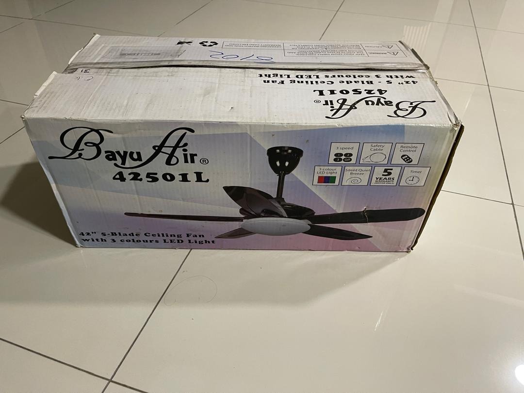 Bayu Air 42501 Baby Fan Baby Ceiling Fan (Remote Control), Furniture ...
