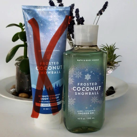BBW shower gel frosted coconut snowball bath and body works, Beauty ...