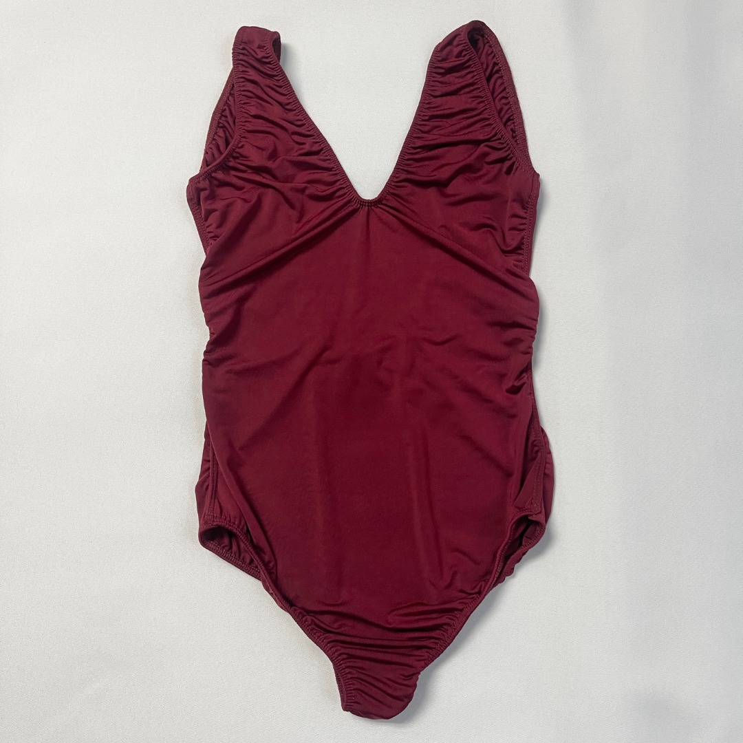 Boom Sason Maroon One Piece Swimsuit, Women's Fashion, Swimwear ...