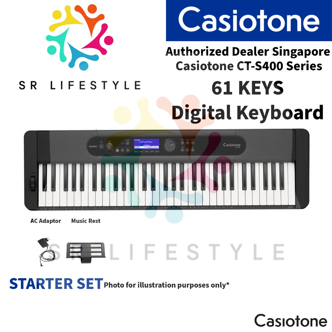 [Cash&Carry] Casio Keyboard Casiotone CT-S400 CTS400 CTS 400 Keyboard ...
