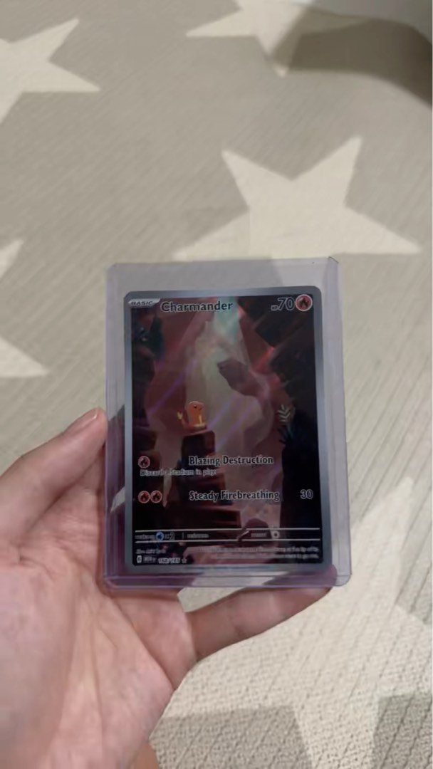 Charmander Pokemon Card - 151 EN Charmander AR 168/151, Hobbies & Toys ...