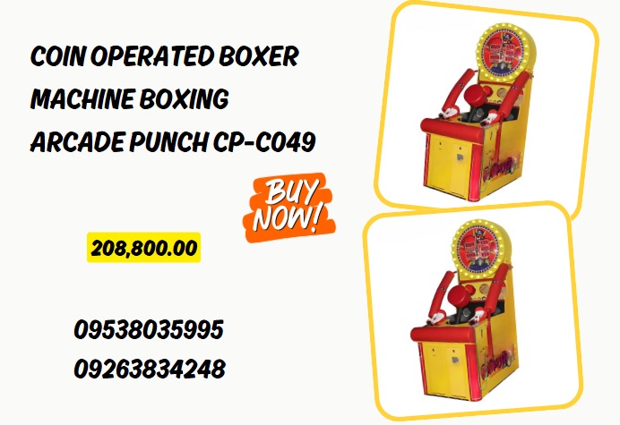 COIN OPERATED BOXER MACHINE BOXING ARCADE PUNCH CP-C049, Everything ...