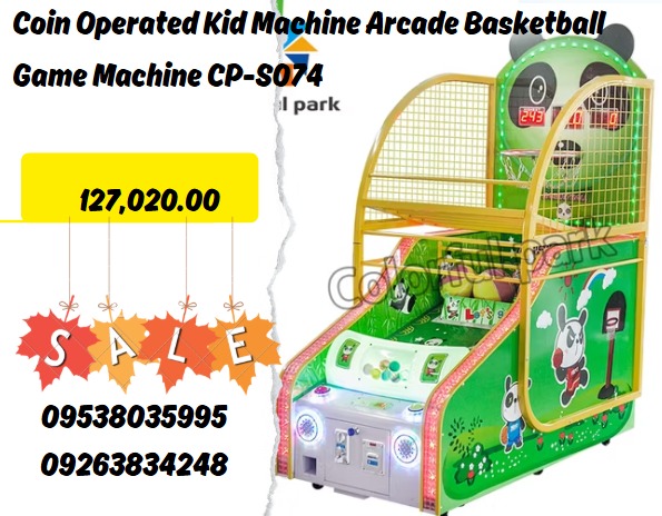 Coin Operated Kid Machine Arcade Basketball Game Machine CP-S074 ...