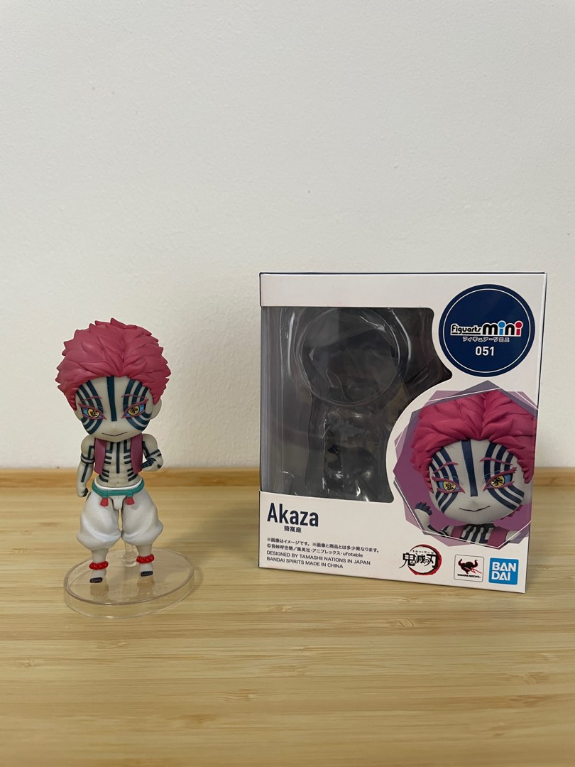 Demon Slayer Akaza mini figurine, Hobbies & Toys, Toys & Games on Carousell