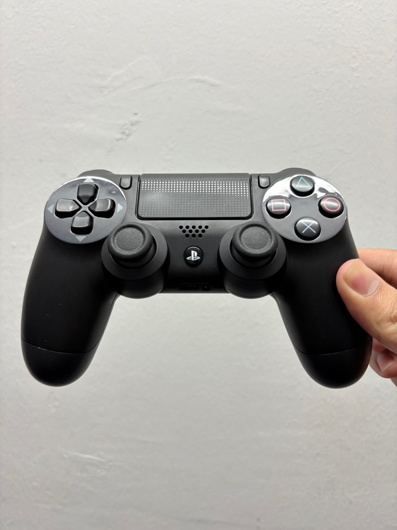 DS4 JET BLACK V1 100% ORIGINAL (Controller PS4), Video Gaming, Gaming ...