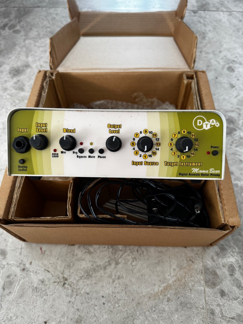 DTAR Mama Bear Acoustic Guitar DI & Preamp, Hobbies & Toys, Music ...