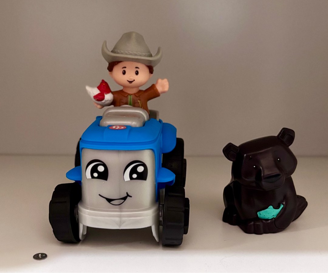 Fisher-Price Little People Tractor Farm Toy & Figure Set For Toddlers ...