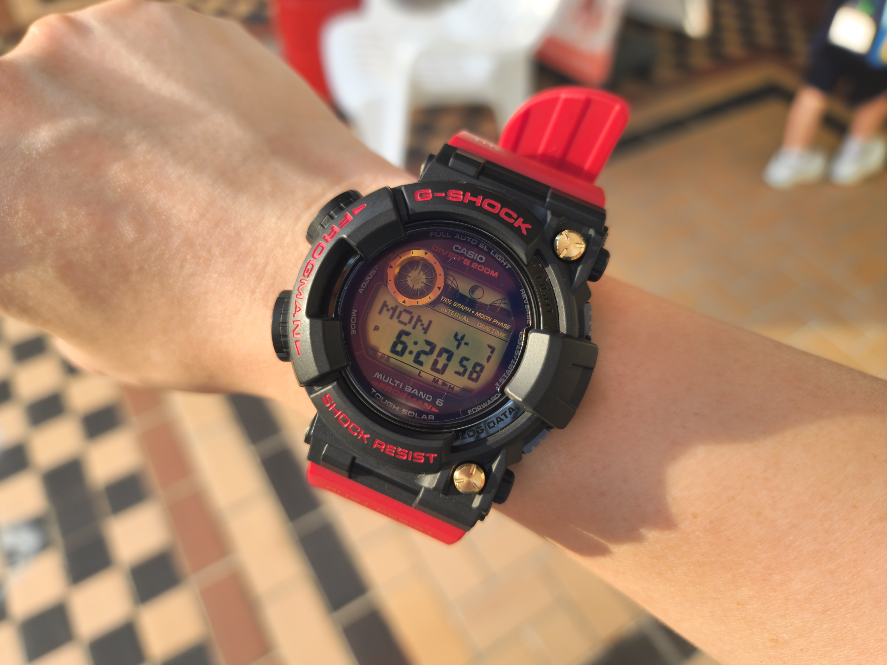 FS Ultra Rare G-Shock Frogman 30th Anniversary Rising Red GWF-T1030A ...