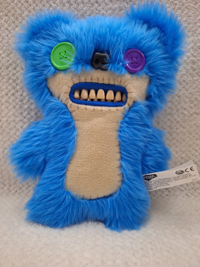 Fuggler Teddy Bear Nigthmare Blue Fur, Hobbies & Toys, Toys & Games on ...