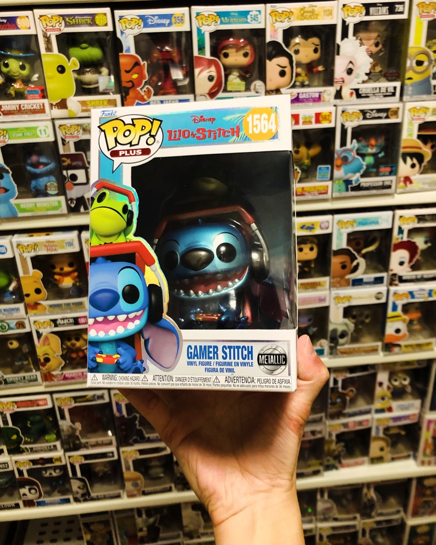 Funko Pop Gamer Stitch, Hobbies & Toys, Toys & Games on Carousell