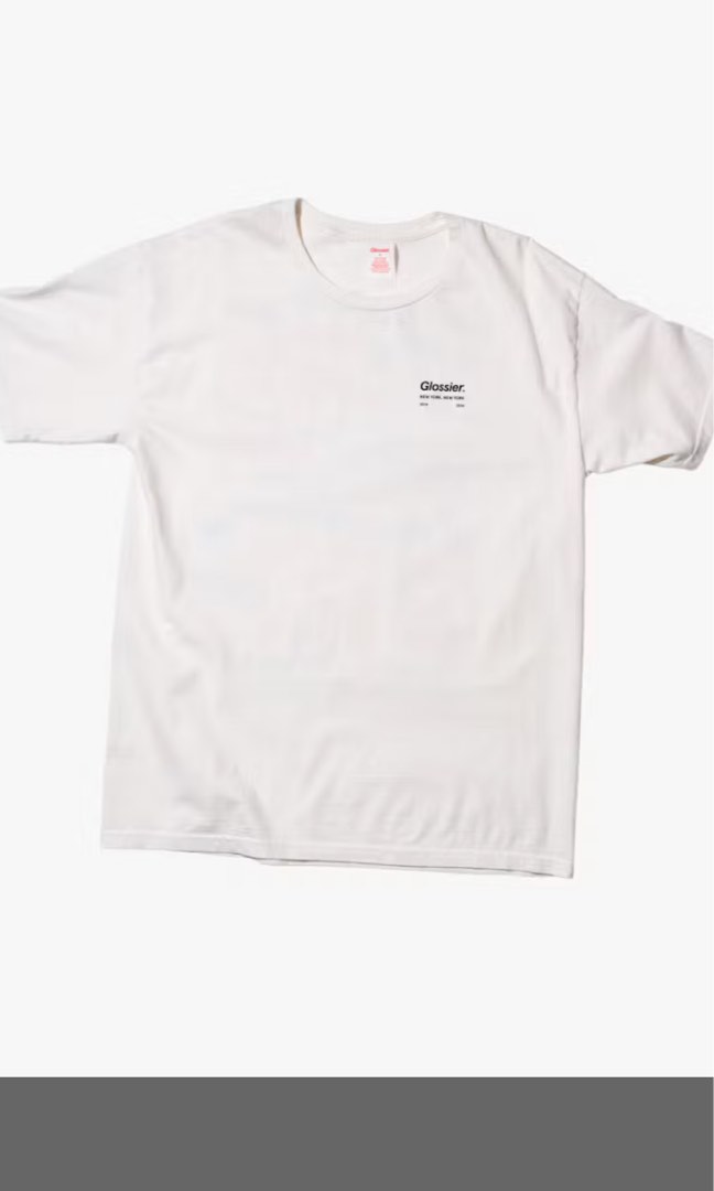 Glossier Limited Edition Birthday Tee, Women's Fashion, Tops, Shirts on ...