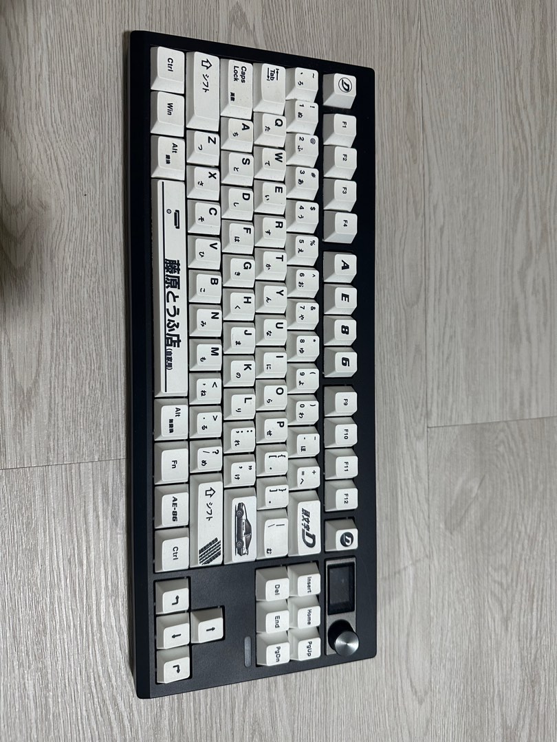 GMK87 Custom Initial D 80% Keyboard, Computers & Tech, Parts ...