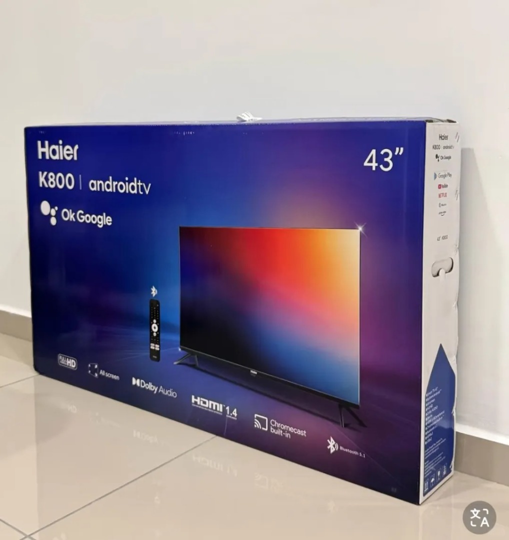 Haier 43 inch Android TV and TV Console, TV & Home Appliances, TV ...