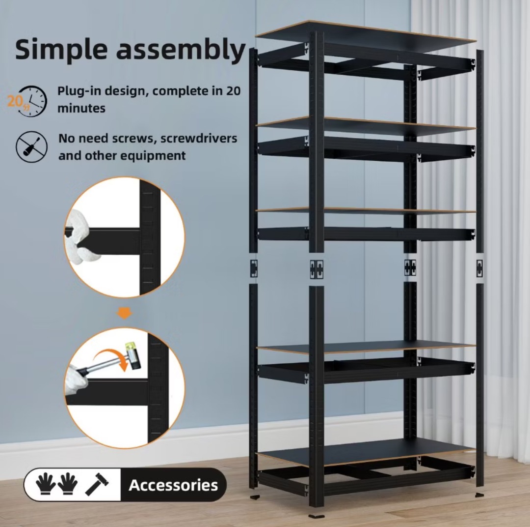 Heavy Duty Storage Rack | Metal Storage Shelf Organizer | Industrial ...