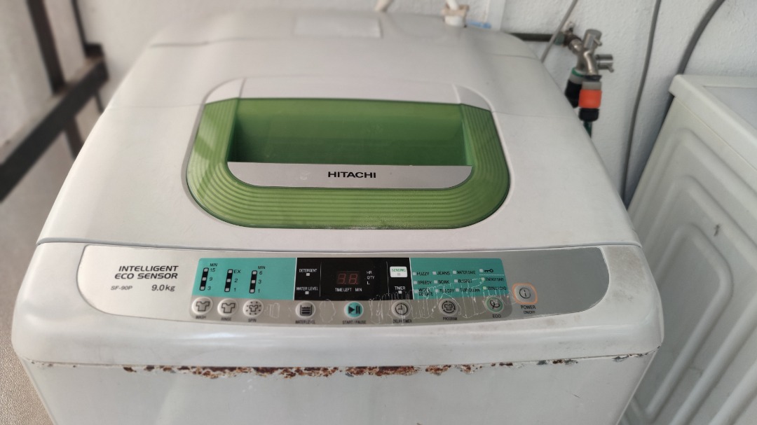 HITACHI Washing Machine SF-90P for 9.0kg, TV & Home Appliances, Washing ...
