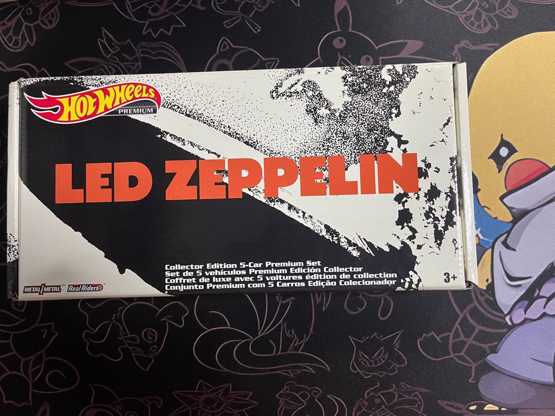 Hot Wheels Led Zeppelin Set Box, Hobbies & Toys, Toys & Games on Carousell