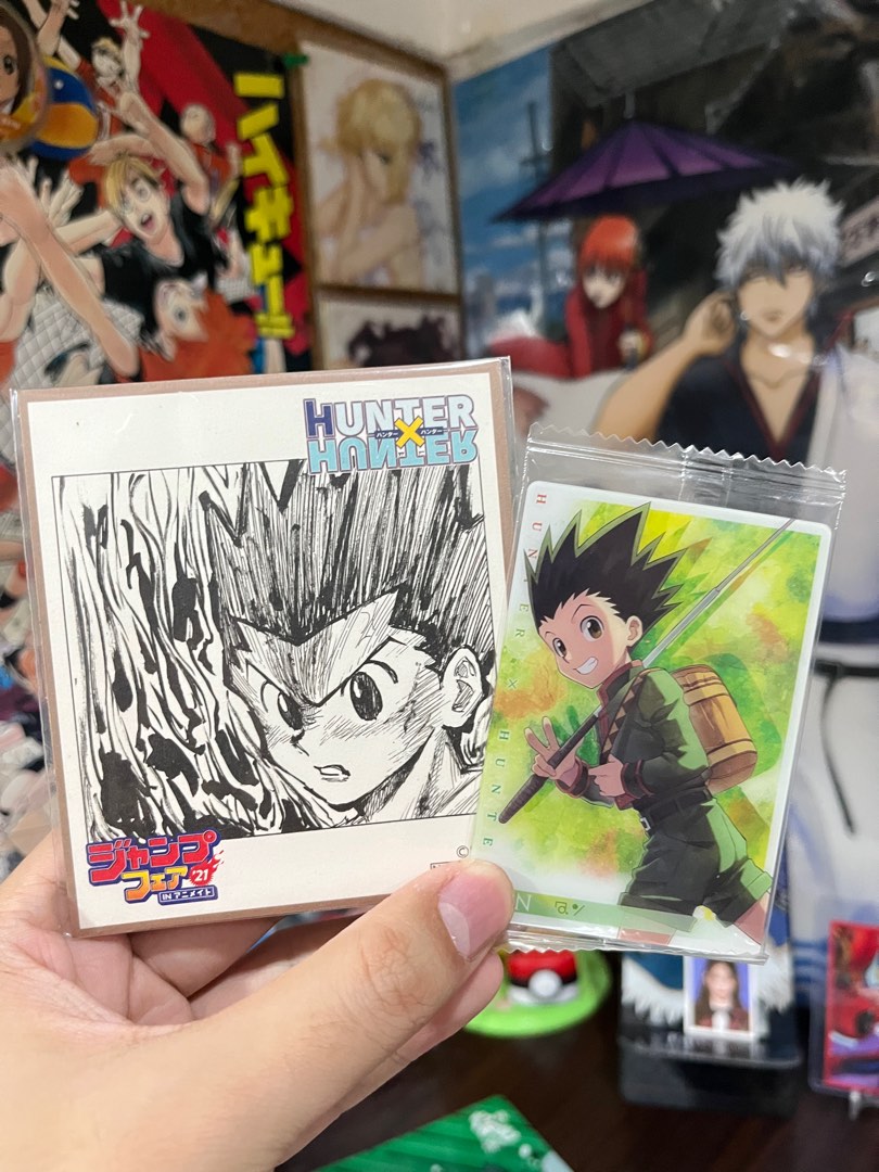 [SET] Hunter X Hunter | HXH Gon Freecs Merch set Postcard and Wafer ...