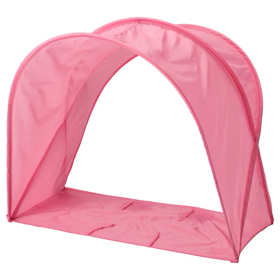 IKEA Pink Sufflett Bed Tent/ Canopy, Babies & Kids, Baby Nursery & Kids ...