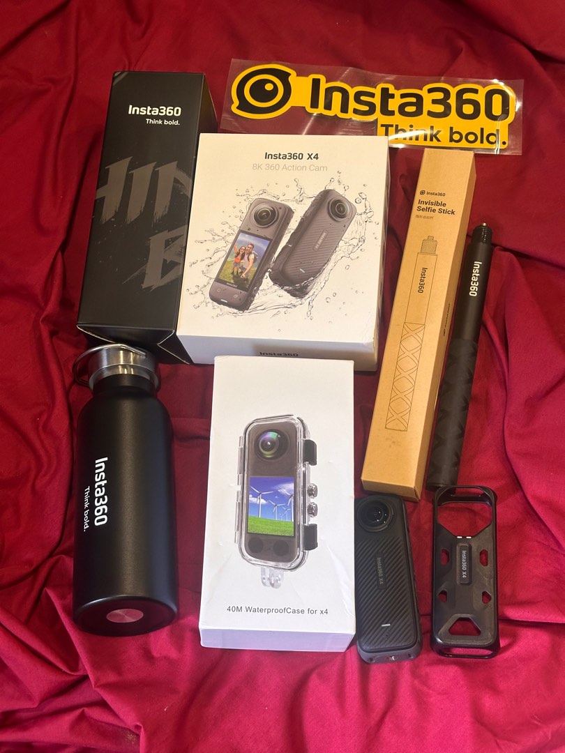 Insta360 X4 with Freebies, Photography, Cameras on Carousell