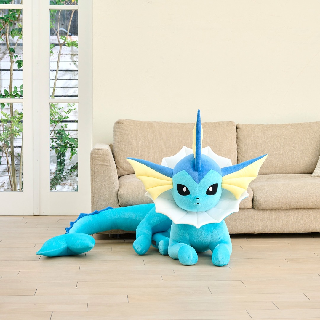 [Until 18 May Japan PO] Pokemon Center Life Size Vaporeon Plush ...