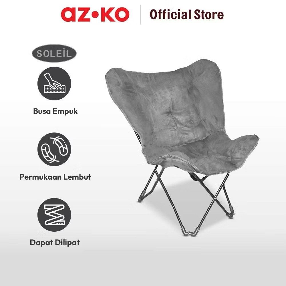 Kursi lipat ace hardware krisbow Azko, Perabotan Rumah di Carousell