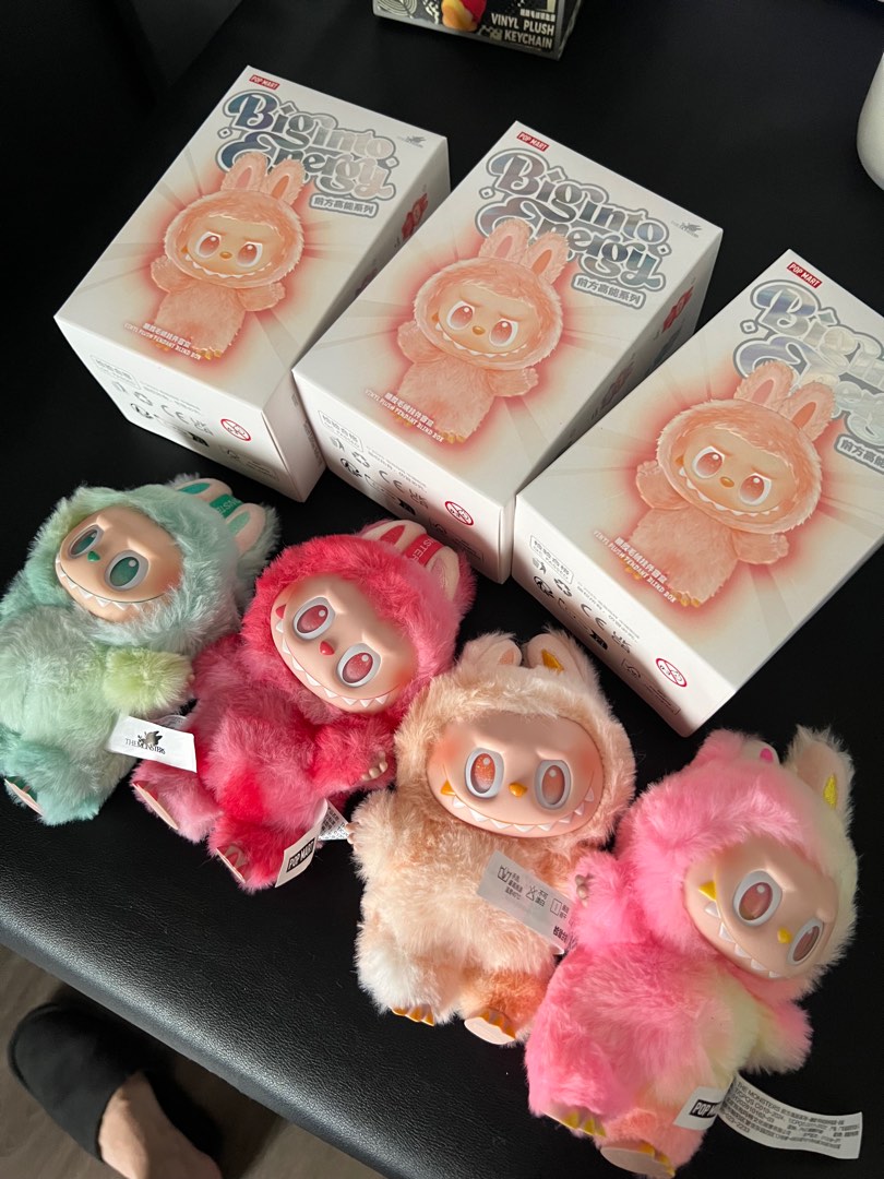 Labubu v3 big into energy LOWEST PRICE, Hobbies & Toys, Toys & Games on ...