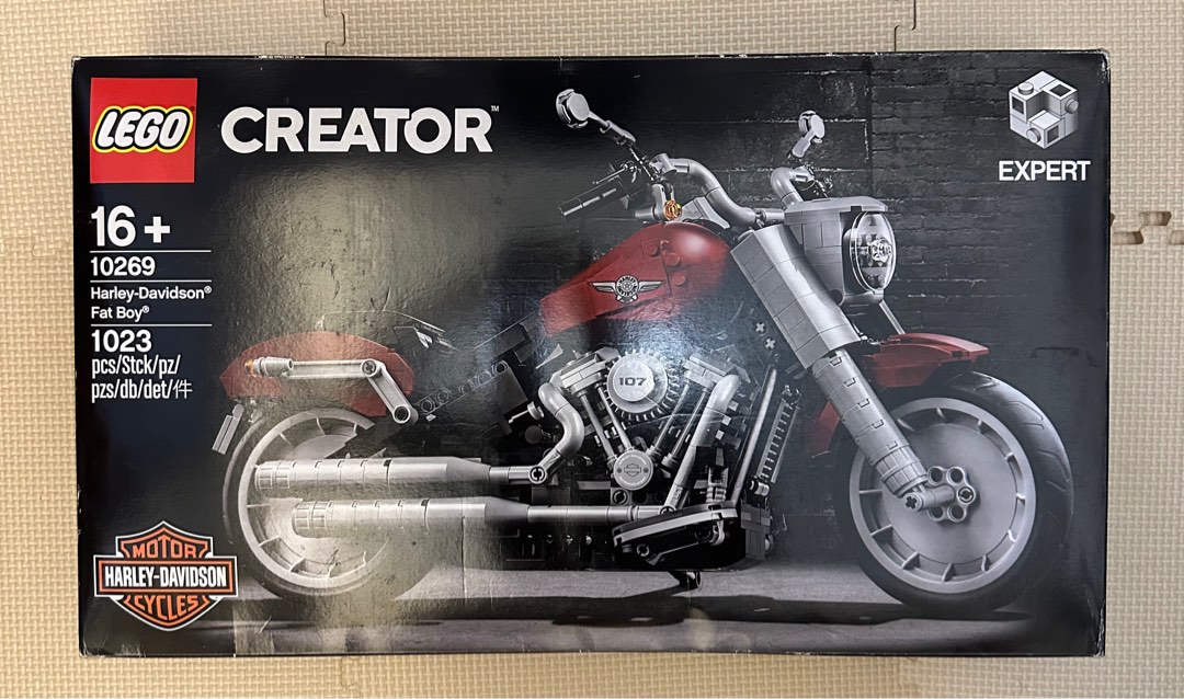 全新樂高Lego 10269 Creator Expert - Harley-Davidson® Fat Boy® 不是靚盒, 興趣及遊戲 ...