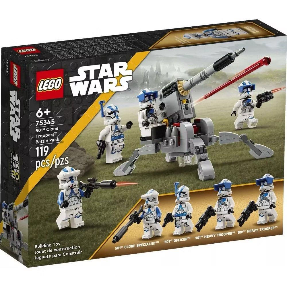 樂高 LEGO 75345 Star Wars 501st Clone Troopers Battle Pack, 書籍、休閒與玩具, 玩具 ...