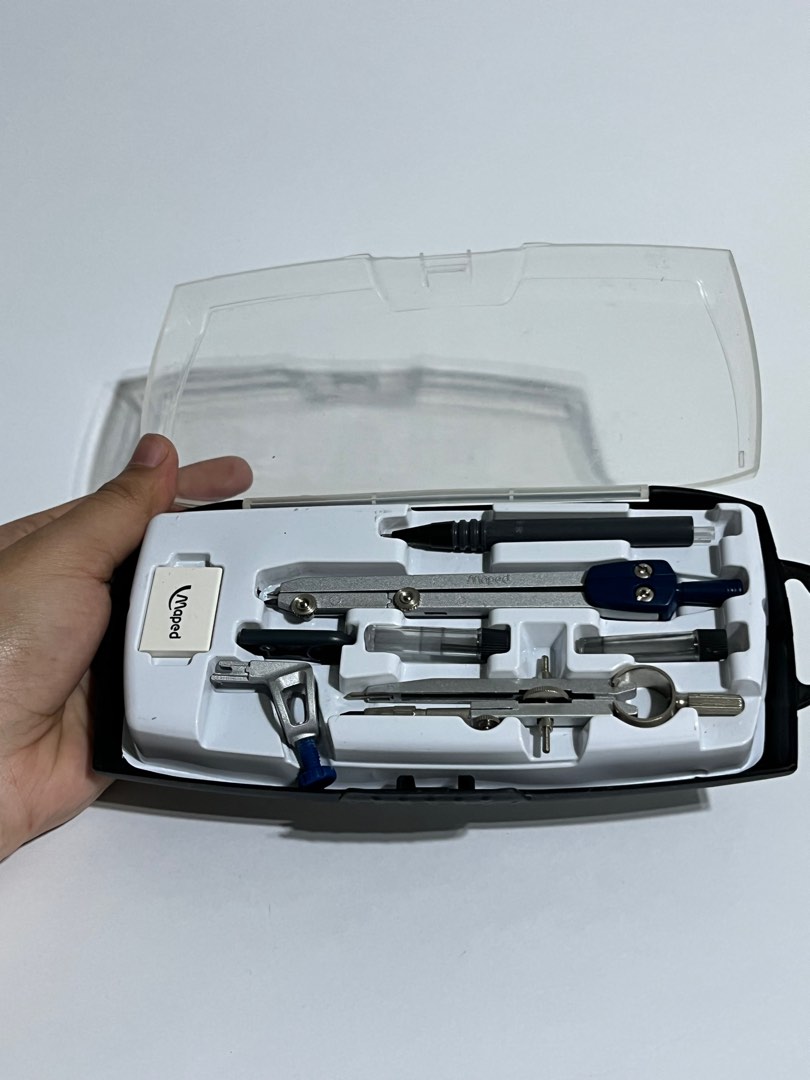 Maped Compass Complete Set, Hobbies & Toys, Stationary & Craft ...