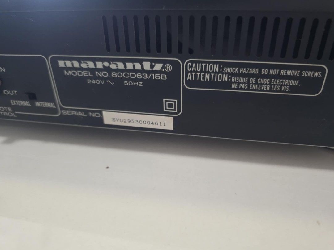 Marantz cd palyer, Audio, Other Audio Equipment on Carousell
